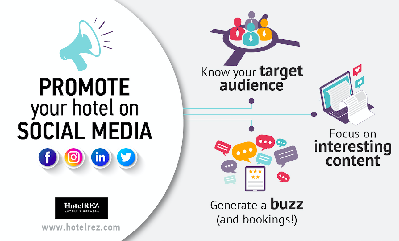 Three Ways to Promote Your Hotel on Social Media - HotelREZ